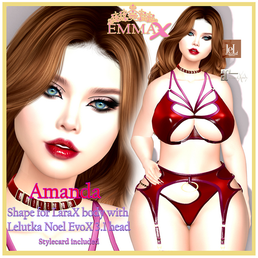 Second Life Marketplace - EmmaX Amanda [LaraX] EvoX Noel shape